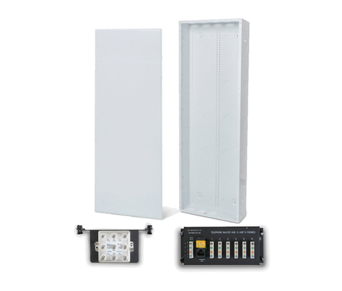 Wirepath™ 40" Enclosure Kit with Flush Metal Door, 1x6 Telephone, and ...
