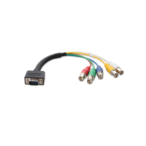 Binary™ 15-pin HD Male to 5-BNC Female Adapter Cable - 1 Ft (.3 M ...