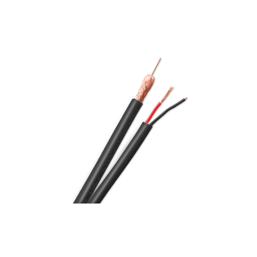 Wirepath™ RG59/U Coaxial Cable + 2-Conductor Wire - 1000 ft. Drum ...