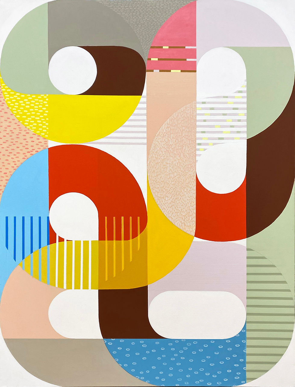 Geometric Abstract paintings | Kazaan Viveiros