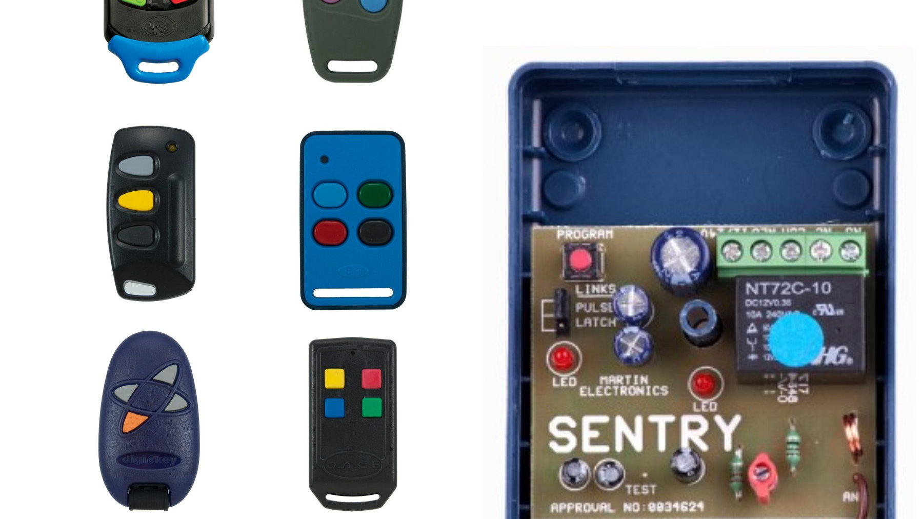 Receiver sentry code hopping univerrsal | remoteshop