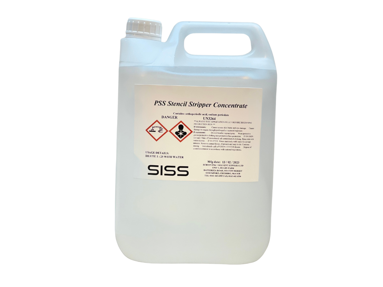 PSS Stencil Stripper Concentrate | SISS Ink & Solvents