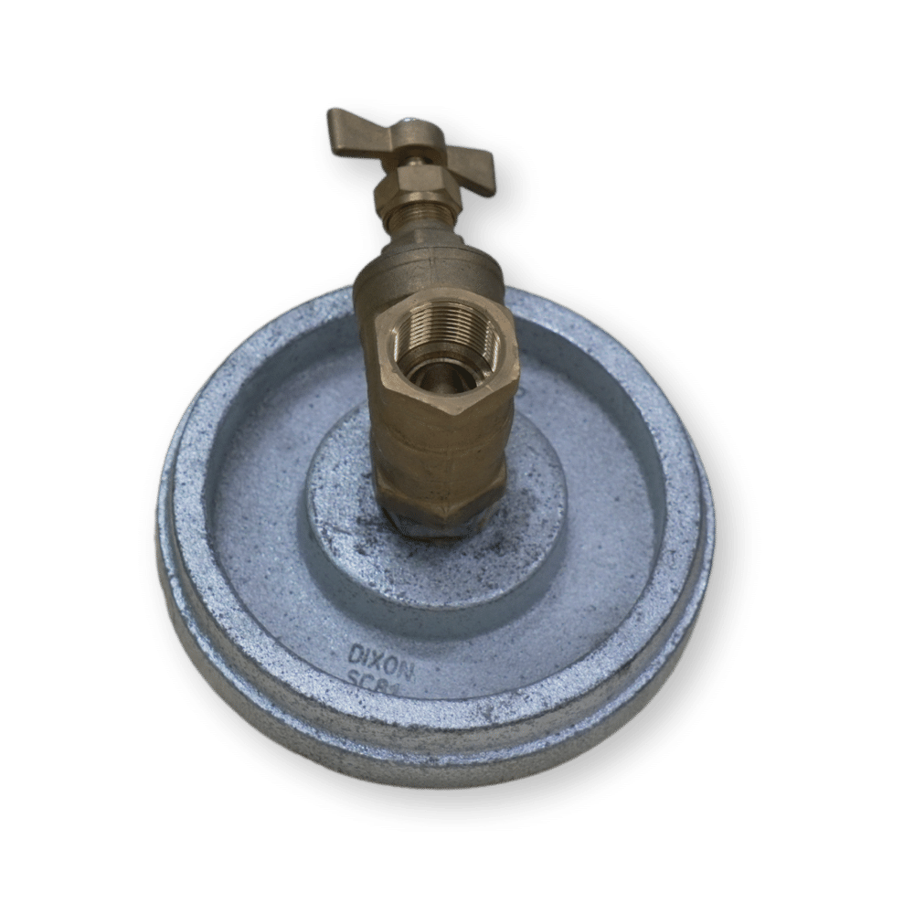 SHOULDERED END CAP WITH RELIEF VALVE | Spot On Hose and Fittings