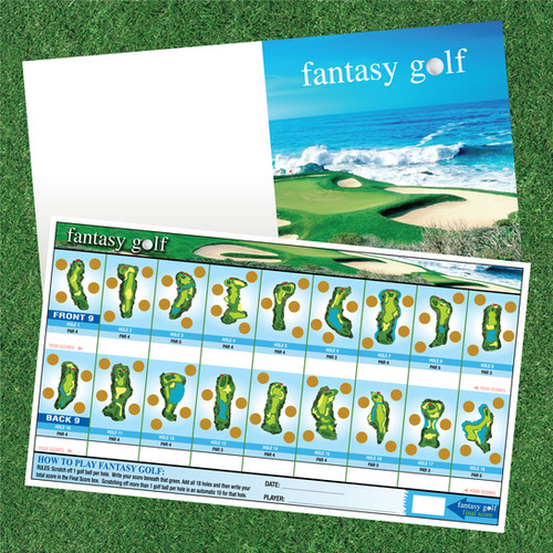 THE FAIRWAYS SCRATCH OFF GOLF CARD | Scratch Off Golf Game Cards