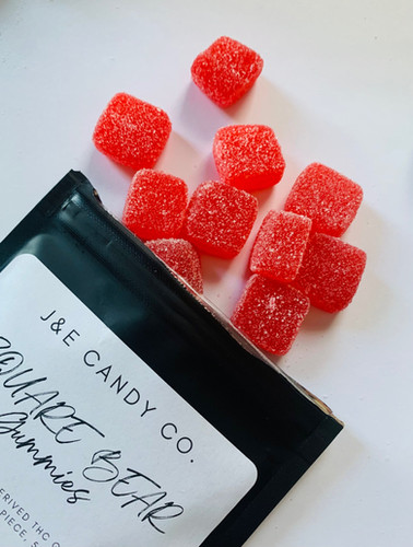 Sour Cherry Delta 8/9 THC Blend - 52mg Sour Cherry Square Bears 10 ...