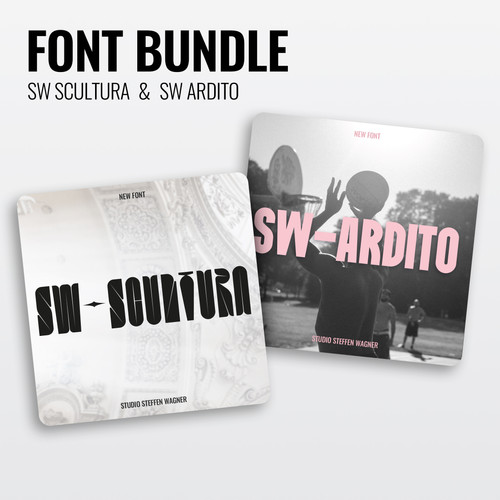 FONT BUNDLE (SW Scultura & SW Ardito) | studio-steffenwagner