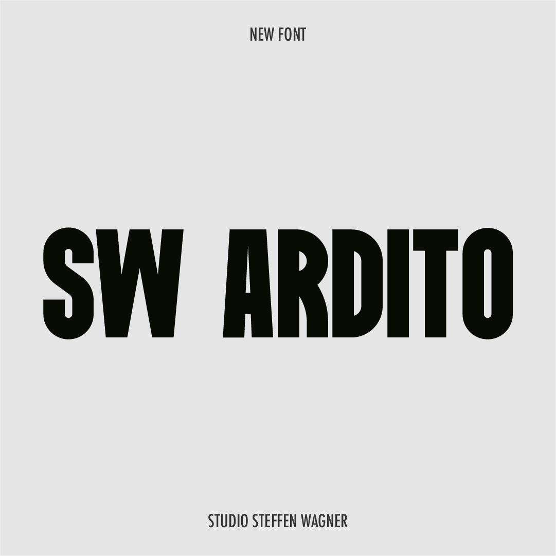 FONT SW ARDITO | studio-steffenwagner