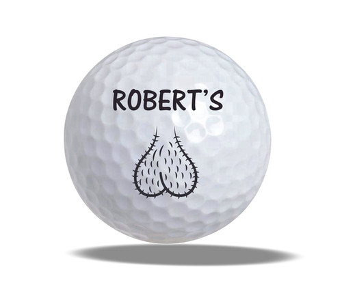 Personalized Ball Sack Golf Ball | Jk Vinyl Wood Design