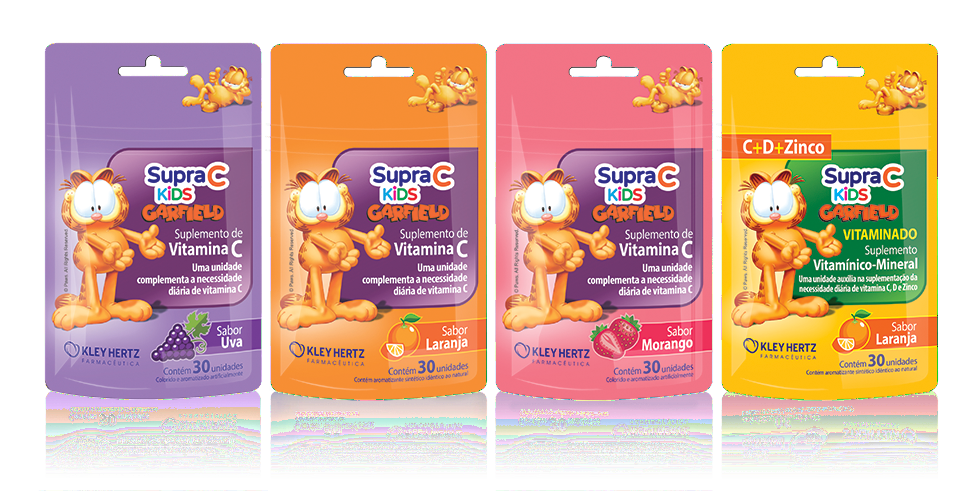 Supra C Kids expande a linha com a força de Garfield