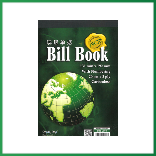 Bill Book With Numbering 3 ply | Pustaka Rawang