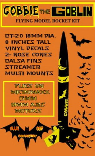 GOBBIE flying model rocket kit | OLLIE-OOP ROCKETRY