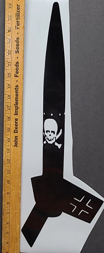 23 inch Red Max vinyl decal | OLLIE-OOP ROCKETRY