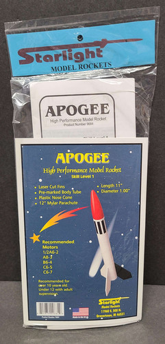 starlight Apogee flying model rocket | OLLIE-OOP ROCKETRY