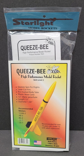 Queeze Bee model rocket kit | OLLIE-OOP ROCKETRY