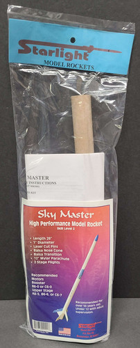 Starlight Sky Master flying model rocket kit | OLLIE-OOP ROCKETRY