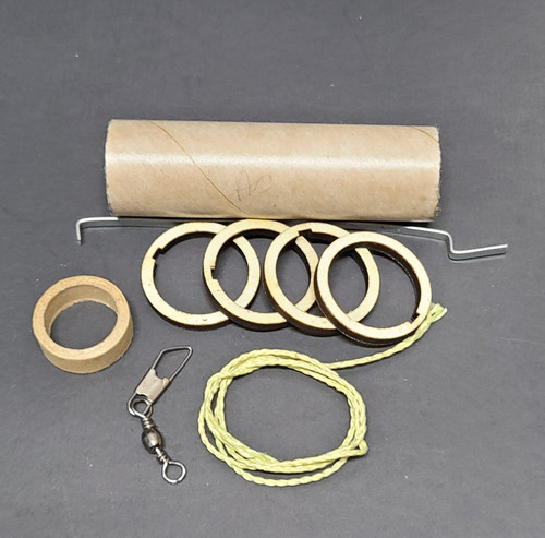 24 to 18mm engine mount adapter. 18mm model rocket motor adapter ...