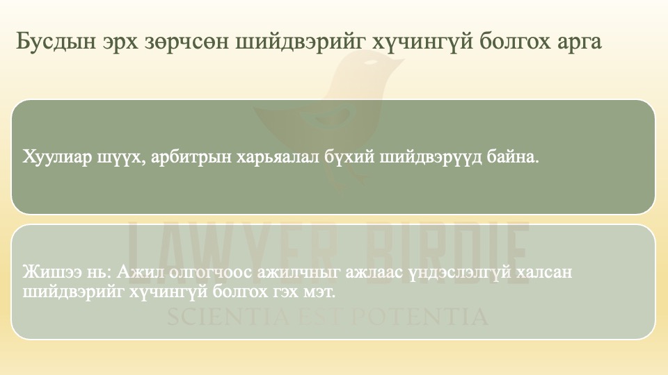 Хуульч Шувуухай Иргэний эрх зүйн харилцаа үүсэх үндэслэл хамгаалалт