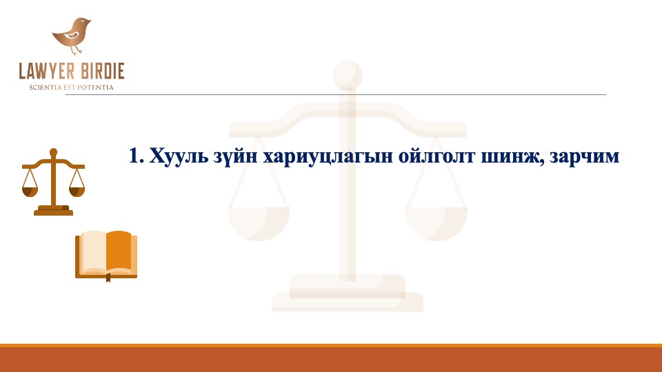 Хуульч Шувуухай Хууль зүйн хариуцлага Презентац танилцуулга