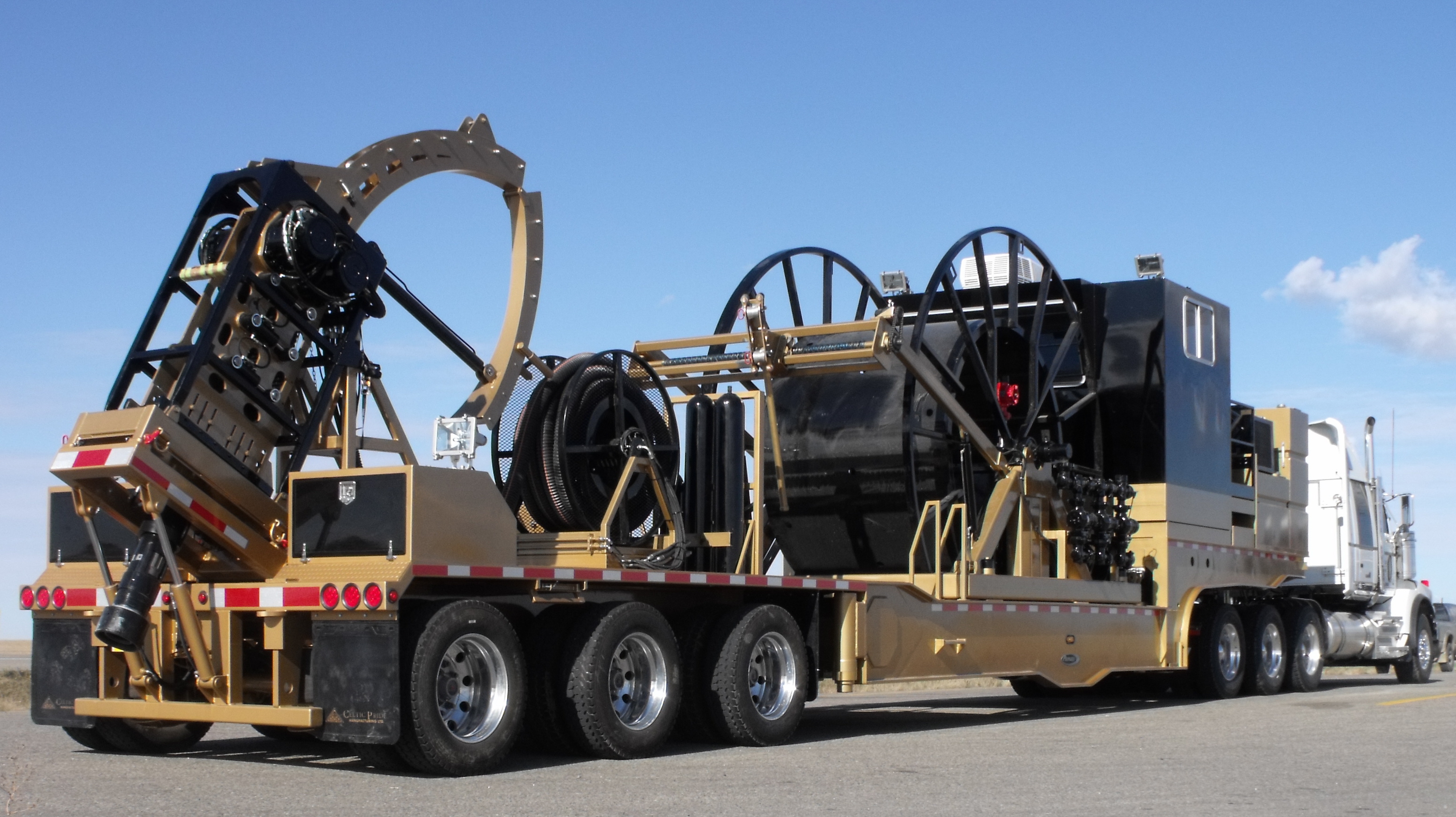 Coil Tubing Trailer Units | Celtic Pride