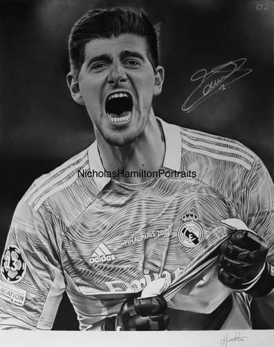 Signed Thibaut Courtois Print | Nicholas Hamilton