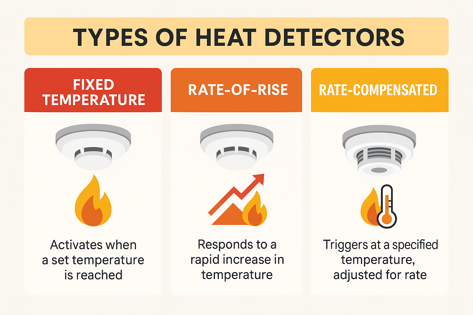 fixed temperature heat detector