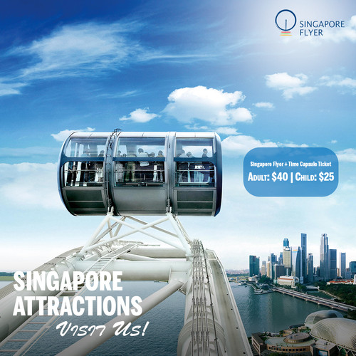 Singapore Flyer + Time Capsule E-ticket (One day pass) | THKTOUR