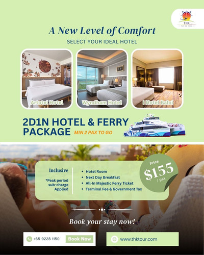 2D1N Hotel & Ferry Package (min 2 pax to go) | THKTOUR