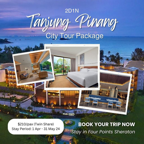2D1N Four Points by Sheraton Bintan, Lagoi Bay (min 2 pax) | THKTOUR