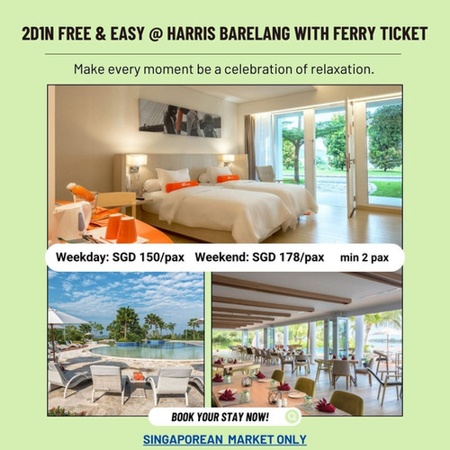 2D1N Free and Easy at Harris Barelang With Ferry Ticket (Min 2 Pax ...