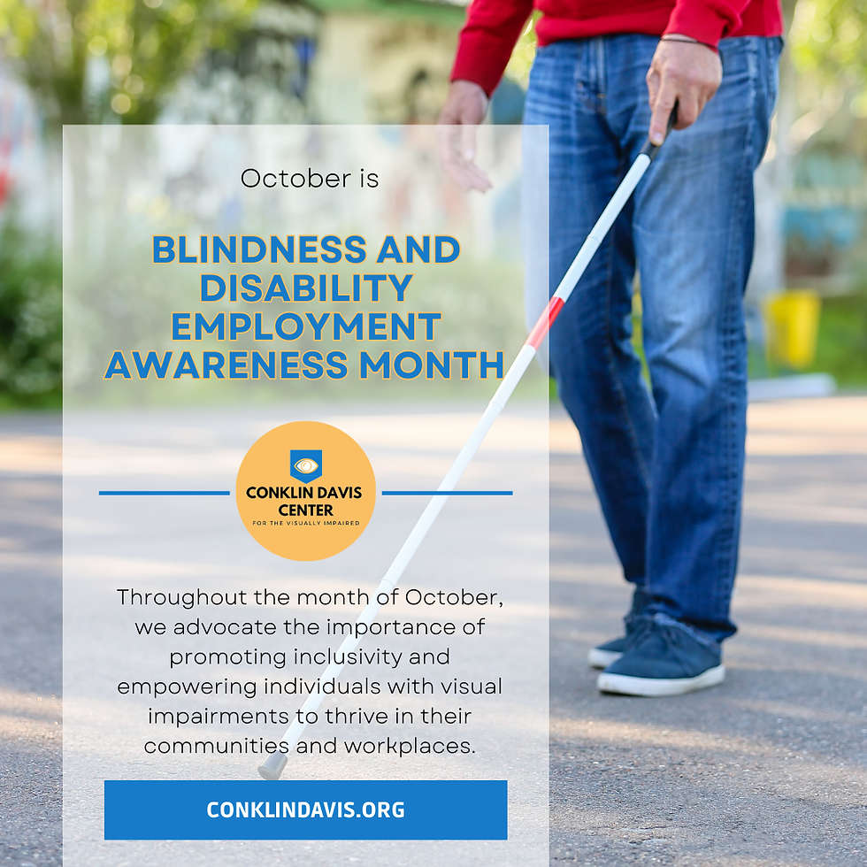 Celebrating Blindness and Disability Employment Awareness Month This ...