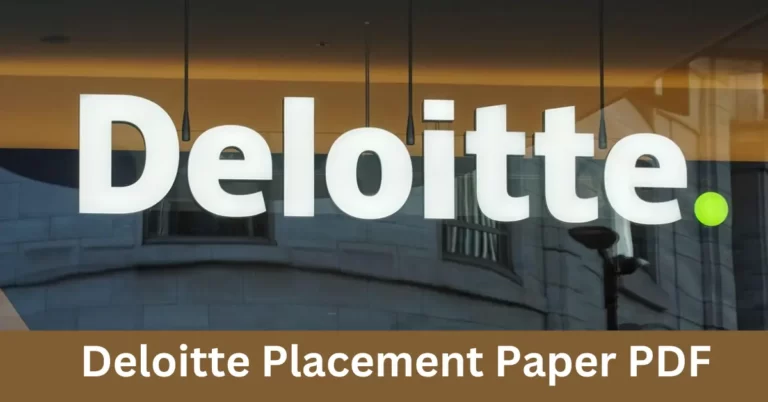 DELOITTE PLACEMENT PAPERS