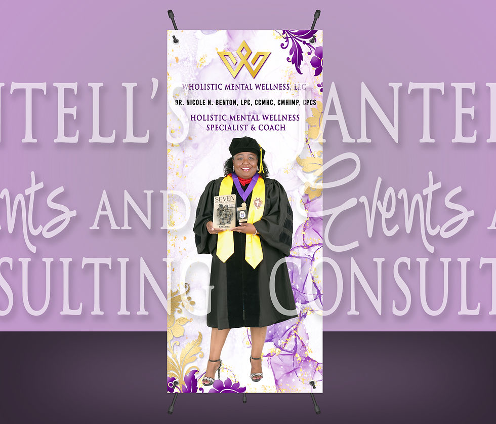Custom X-Stand Banner & Stand Set | Jantell's Events