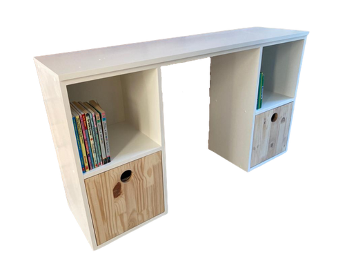 Small Kiddies Desk with Pine Boxes | Wood Marvels