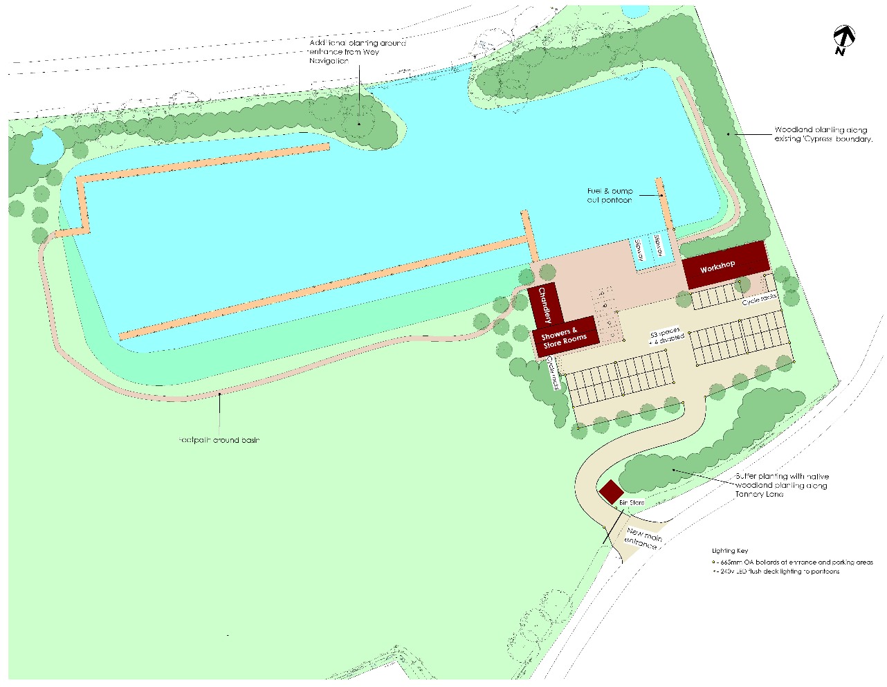 Woking, Cartbridge Marina | Nye Saunders Ltd.