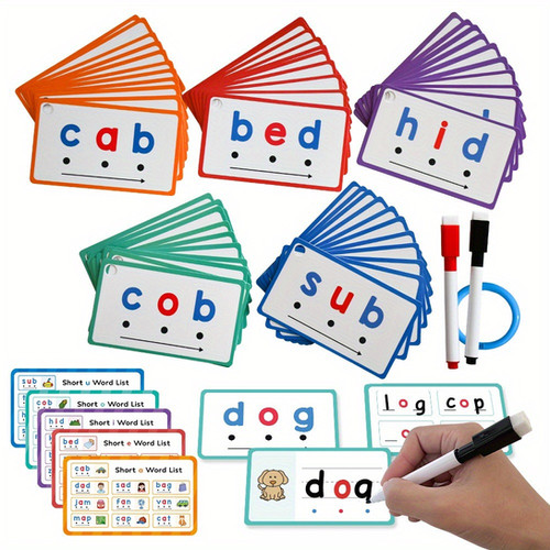 Dry Erase Handwriting Flash Cards (60pcs) | Big Bag LLC