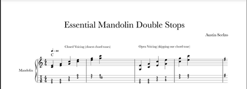 Essential Mandolin Double Stops | Austinscelzo