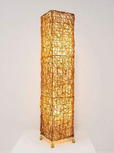 APOLO M - Table lamp - Rattan. | Decora