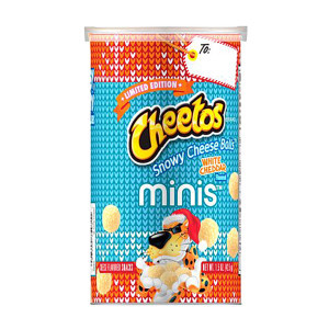 Cheetos Minis Snowy Cheese Pk 12 1.5 Oz Canister | The Wholesale Food Co