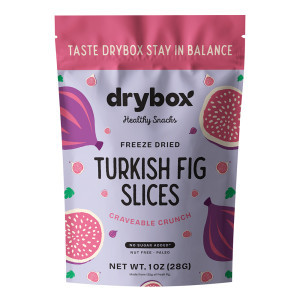 Drybox Freeze Dried Fig Chips 0.5 Oz Bag | The Wholesale Food Co