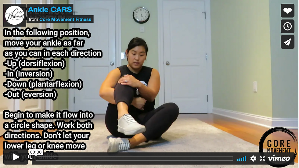 How to improve ankle mobility