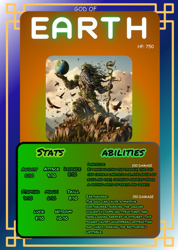 God of The Earth | God Cards
