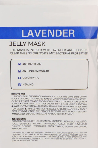 Hydro Jelly Alginate Individual Blue French Lavender Masks 35g x5 ...