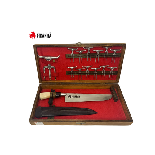 KIT FACA 10 POL. RIO DE JANEIRO, 14 ITENS 6X S/J | Amante da Picanha