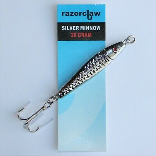 RAZOR CLAW SILVER MINNOW 28 GRAM | CRICCIETH TACKLE BOX