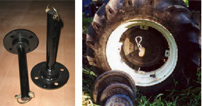 Barbell Wheel Weight Adapter Kit | Motocultores PR, LLC