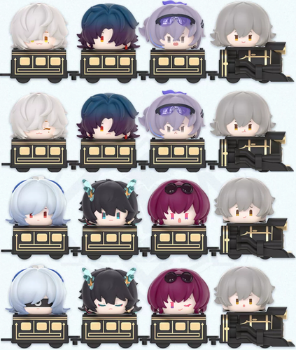 Honkai: Star Rail - Chibi Train Series Dan Heng Jingliu Kafka Blade ...