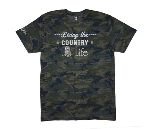 CVA Living the Country Life T-Shirt- Camo | Country View Acres