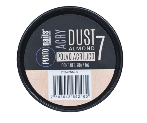 ACRY DUST ALMOND 7 | Uñisimas Merida