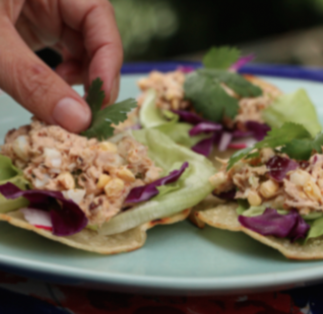 Tuna Tostada
