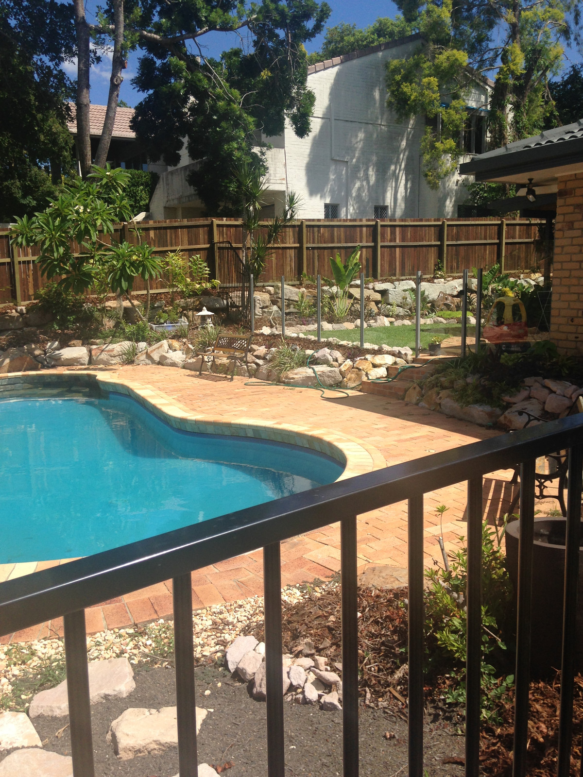 Timber & Aluminium Pool Fence Combo